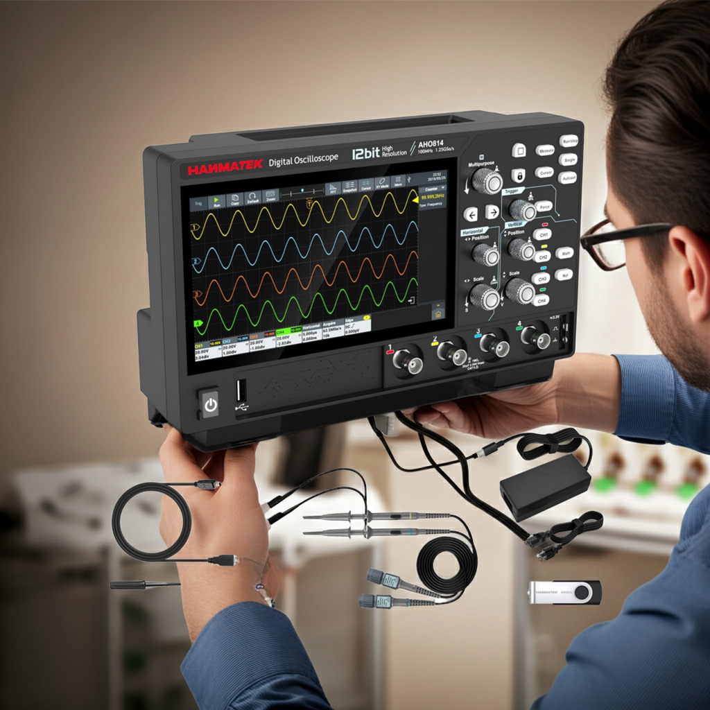 Why 7M wfms/s Matters for Capturing Rare Signal Glitches — Hanmatek