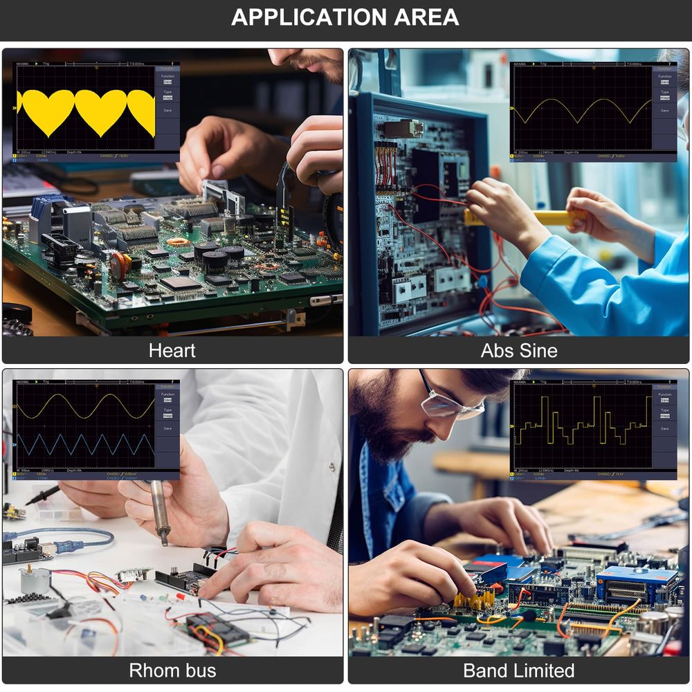 HANMATEK® DOS1102S 110 MHz Benchtop Oscilloscope Precision — Hanmatek